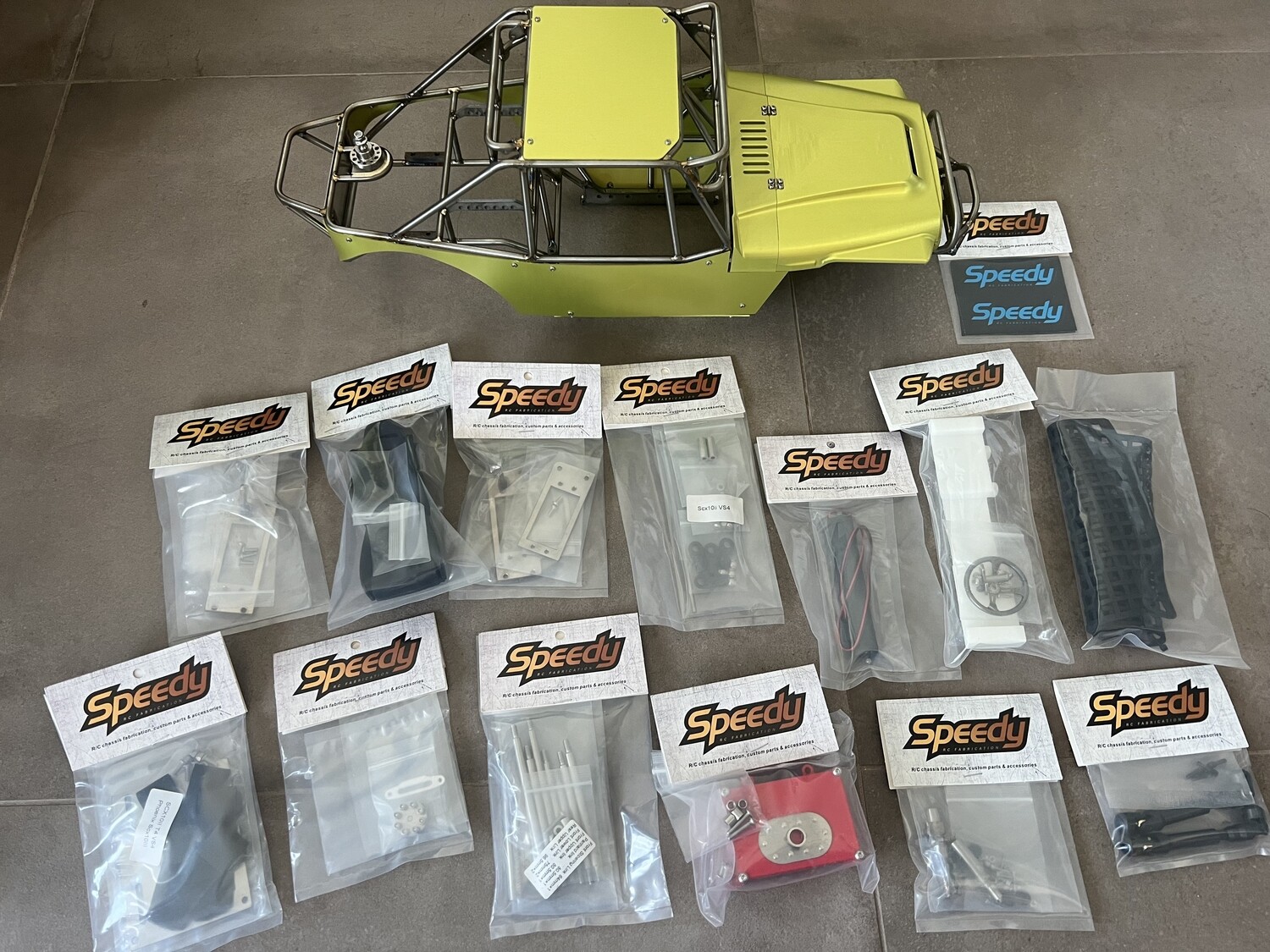 C3 Ultra 4 titaninum RC chassis for Vanquish VS4-10, VRD and Axial ...