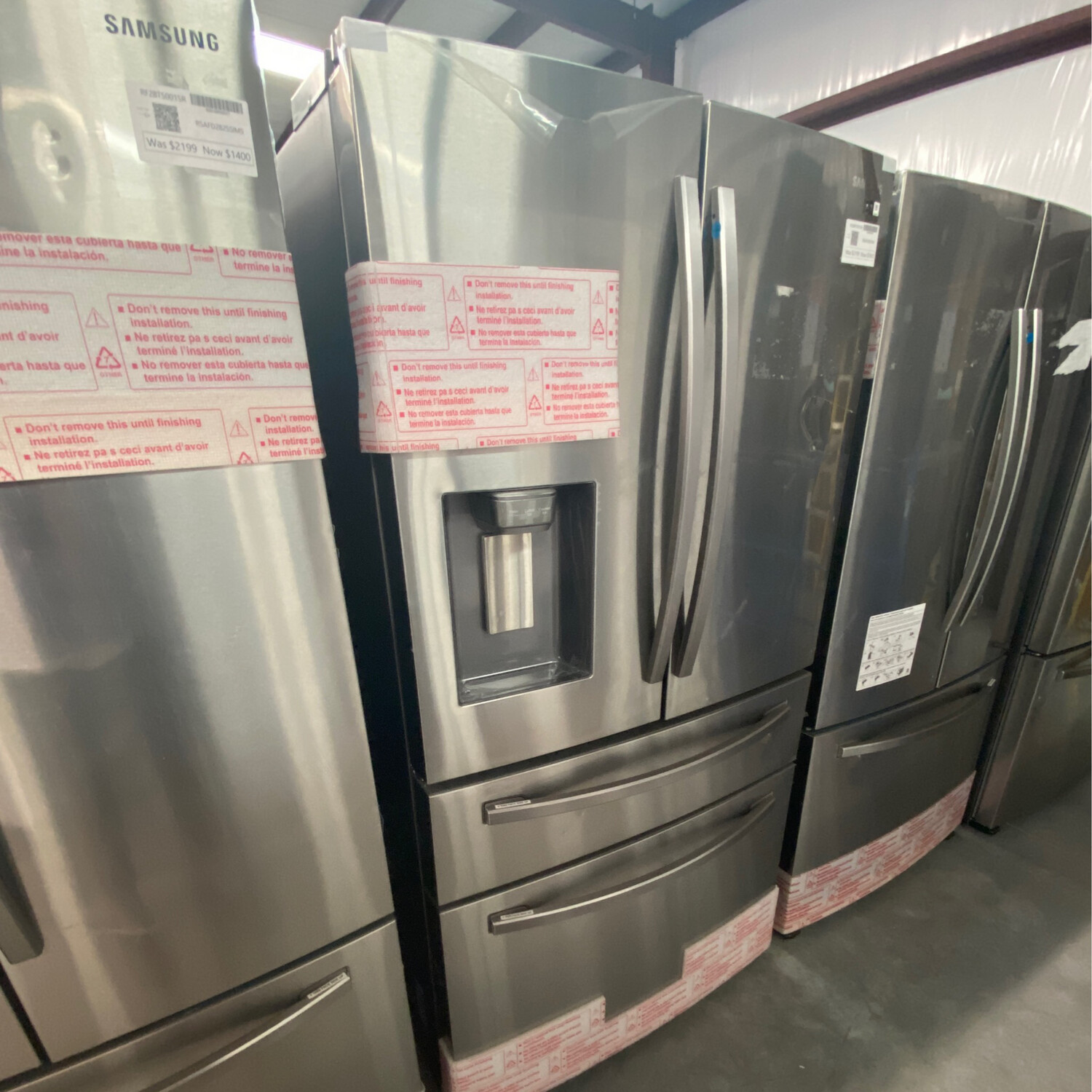 Samsung 28-cu ft 4-Door Standard-Depth French Door Refrigerator with ...