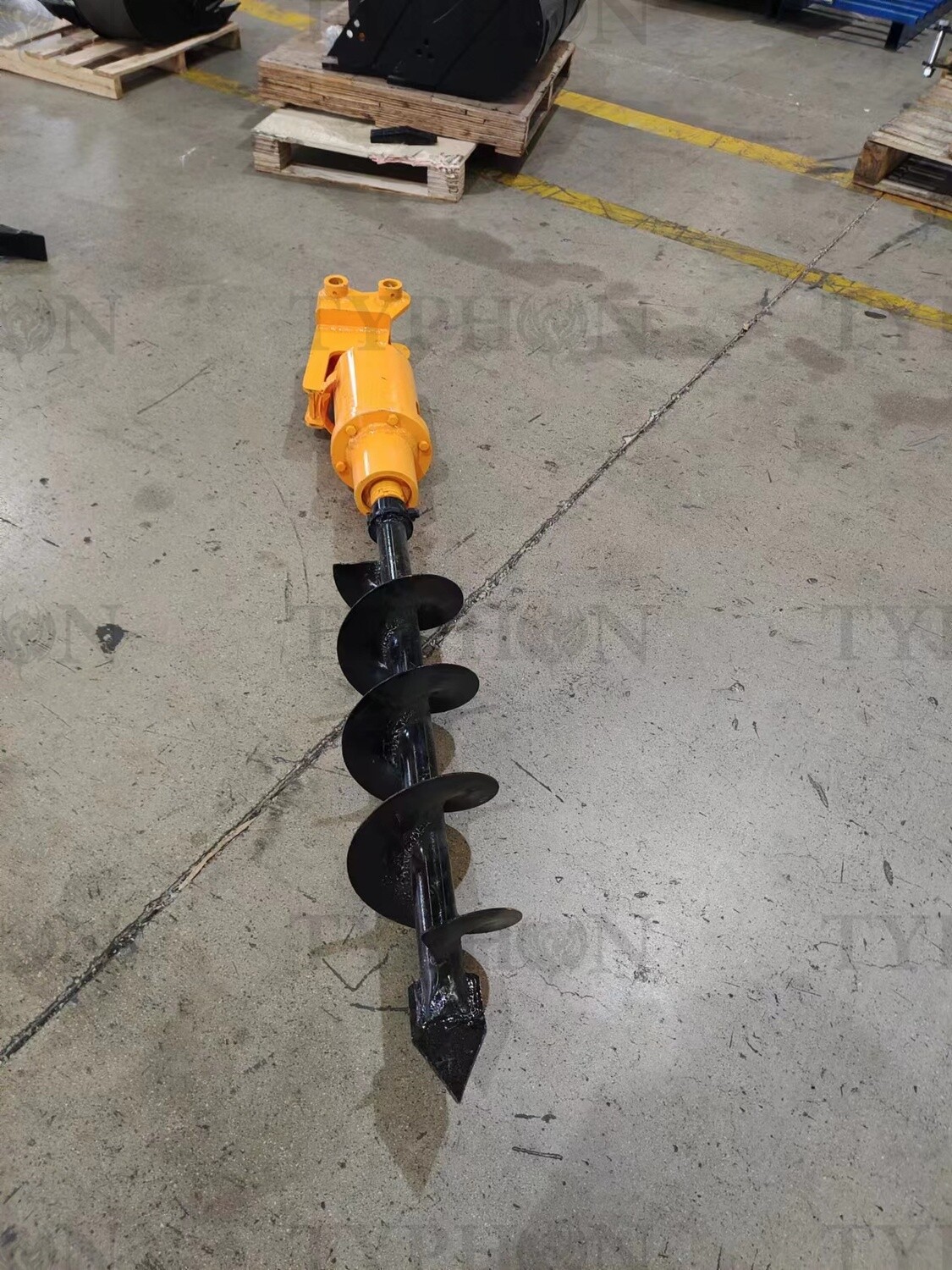 2.5 ton Excavator Attachment Hydraulic Earth Auger Post Hole Digger ...