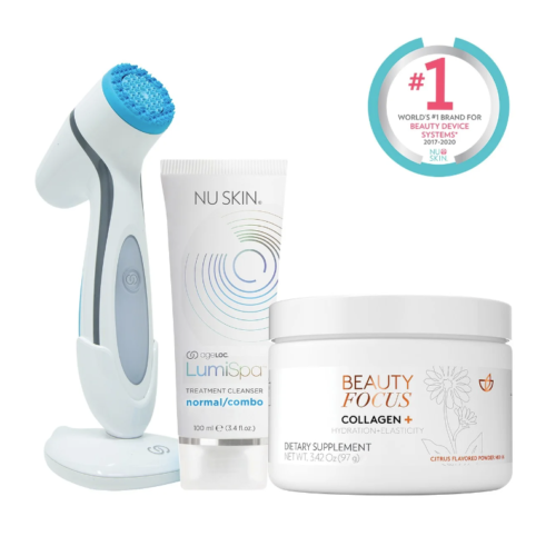 LumiSpa IO + Collagen Pack ROSE GOLD OR BLUE AVAILABLE