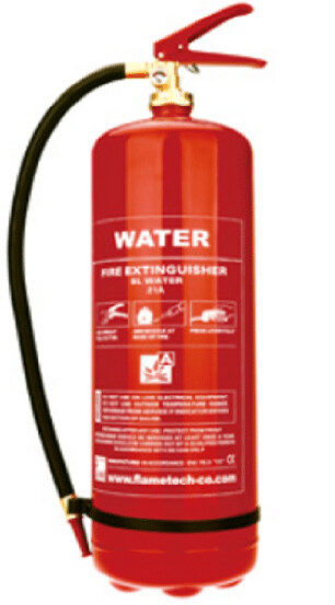 Fire Extinguisher WATER 9 Liter , FireGuard.