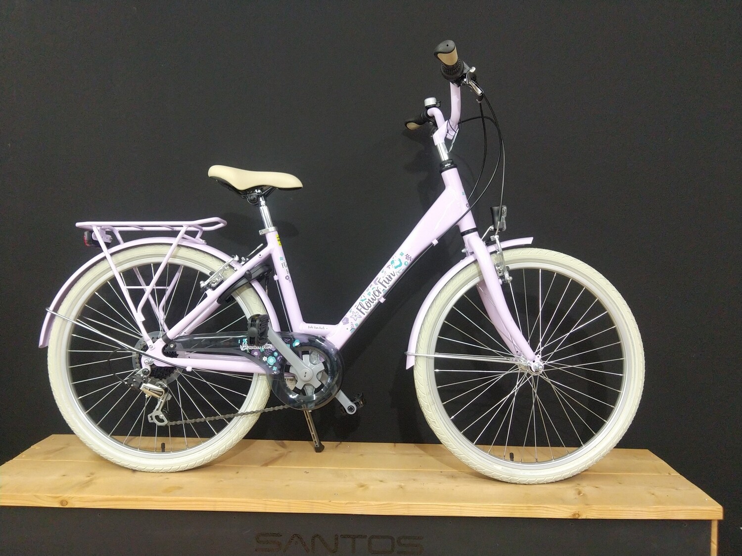 Bike Fun Kids Flower Fun 24" Lila