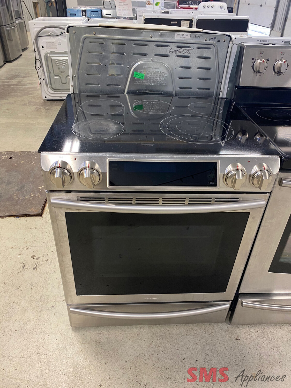 Samsung 30" Electric Slide In Range 5.8 Cu. Ft. NE58F9710WS