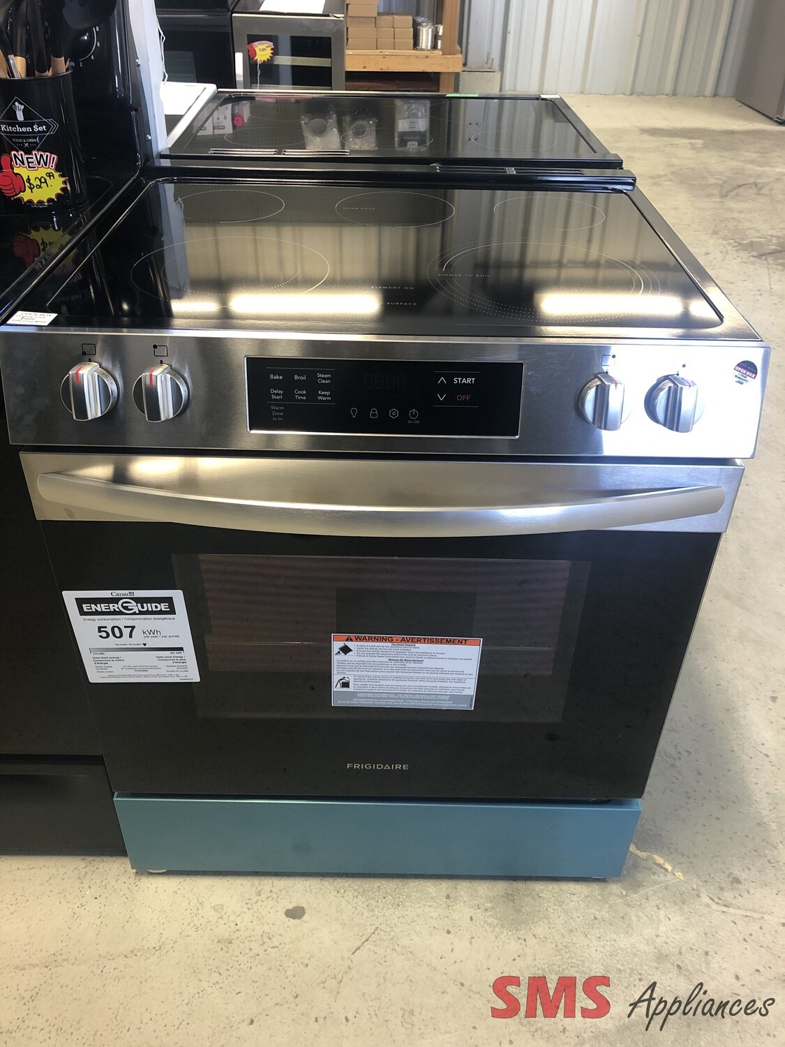Open Box - Scratch & Dent Frigidaire 30" Front Control Electric Stove 5 ...