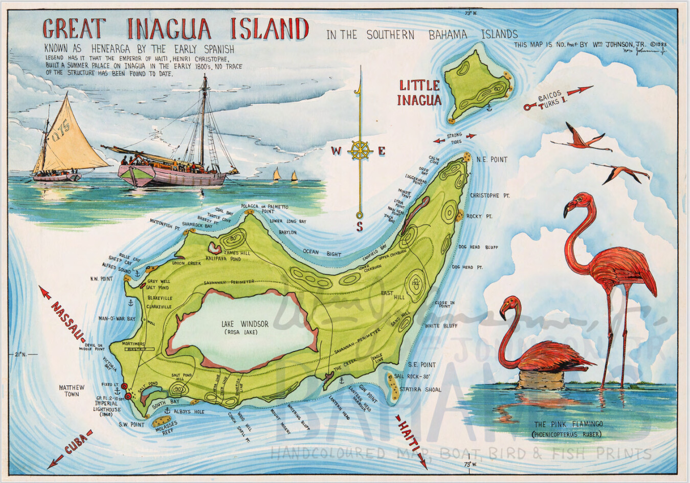 Great Inagua Island Map