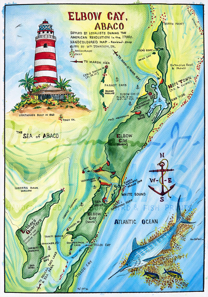 Elbow Cay Abaco Map