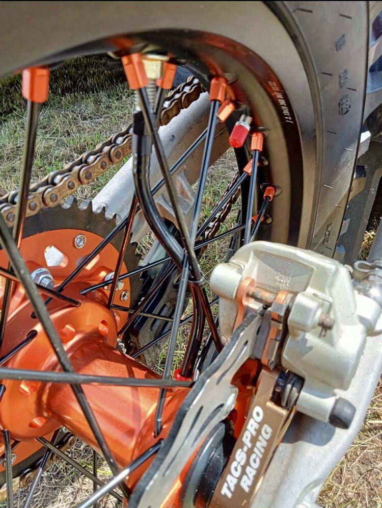 TACS-PRO Rear Wheel 18” x 2,15” (red) suitable for KTM/GASGAS/Husqvarna