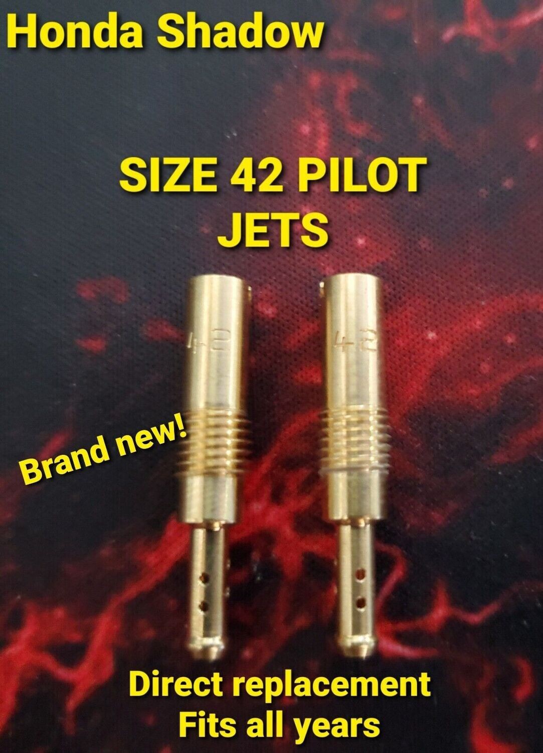 83-07 Honda Shadow SIZE 42 PILOT JETS 500 600 700 750 800 1100 NT650 ...