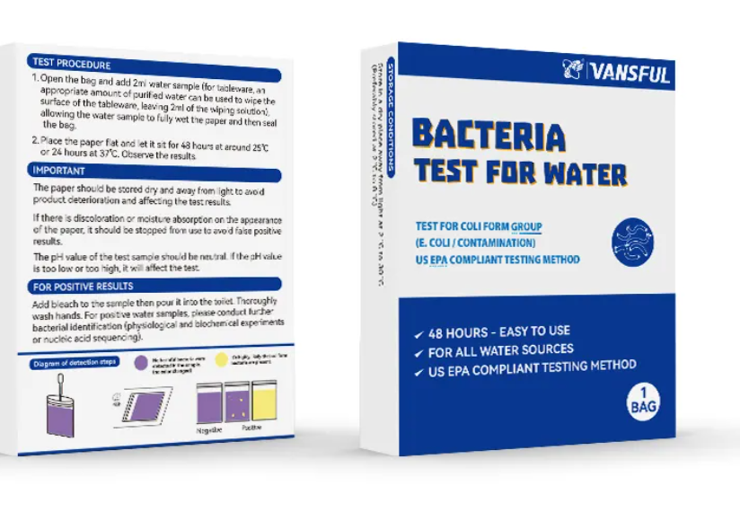 Coliform Bacteria Water Test With Li Detection 1 Test