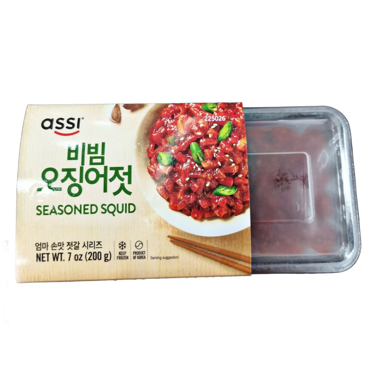 Assi frozen seasoned squid 200g