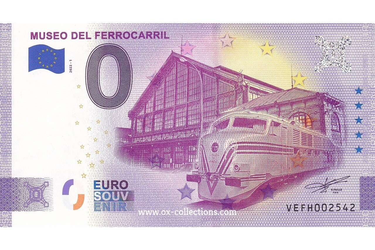 0 Euro-Schein Museo del Ferrocarril VEFH-2022-1 Ann | Ox