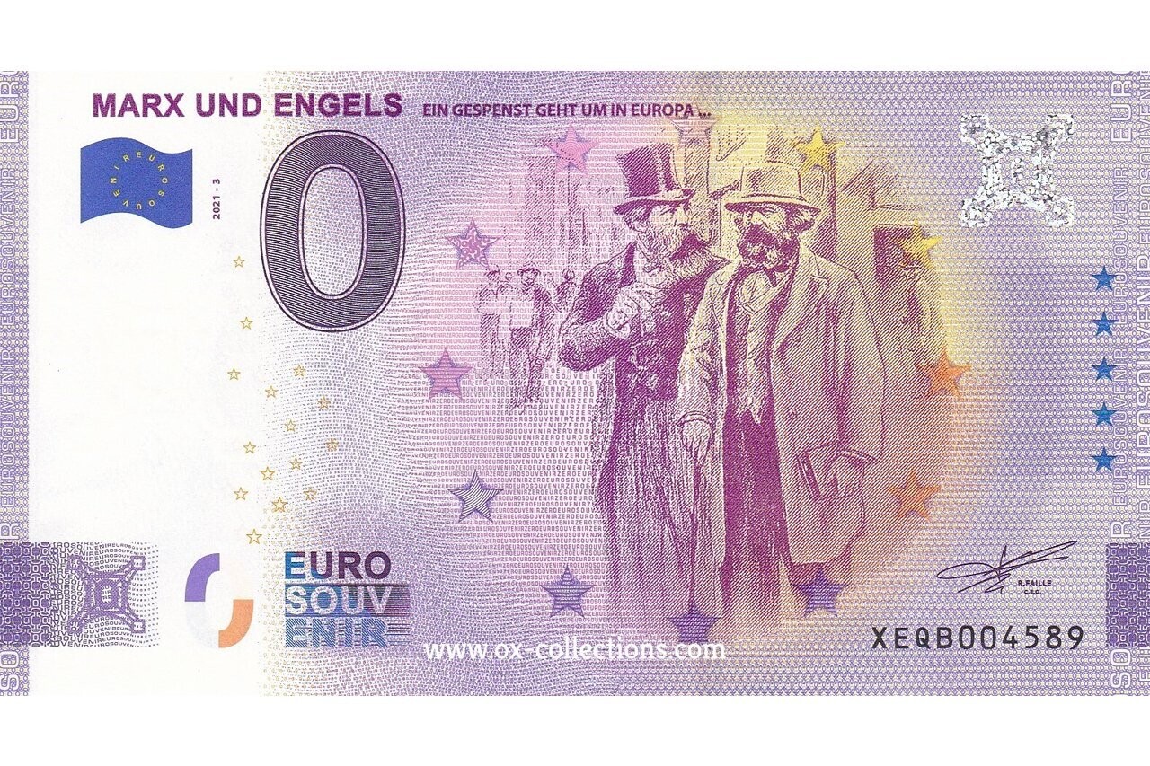 0 Euro-Schein Marx und Engels XEQB-2021-3 Ann | Ox