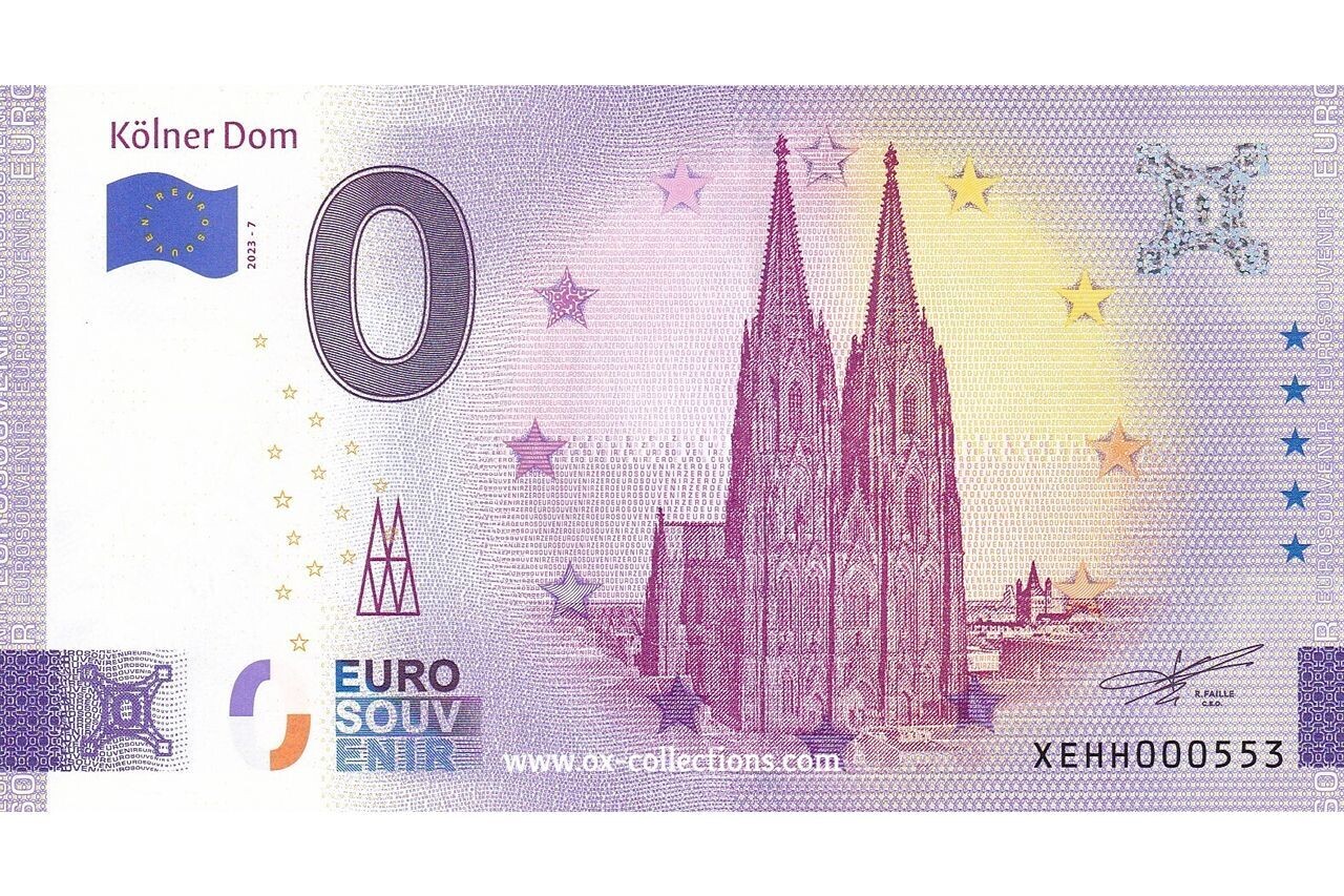 0 Euro-Schein Kölner Dom XEHH-2023-7 | Ox