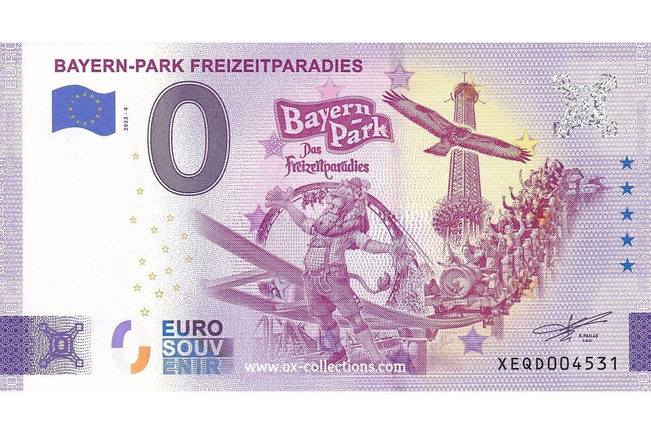 0 Euro-Schein Bayern-Park Freizeitparadies XEQD-2023-4 | Ox