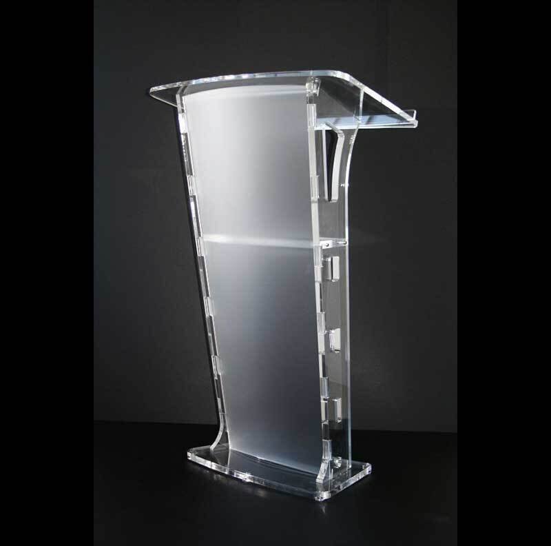 Pupitre plexiglas - Catalogue - Guadeloupe Receptions