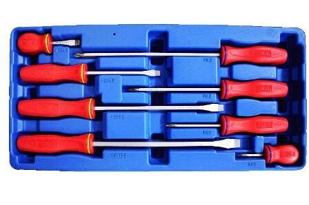 8 Piece Combination Screwdriver Set