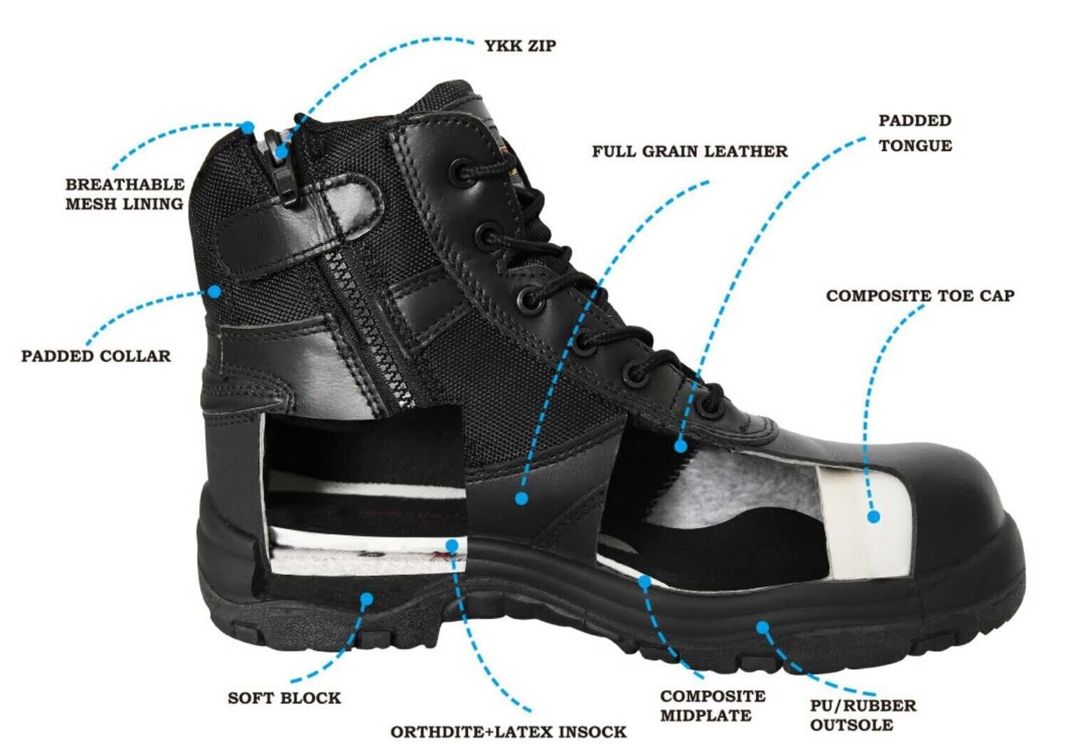 7109 APEX Composite Safety Boots.