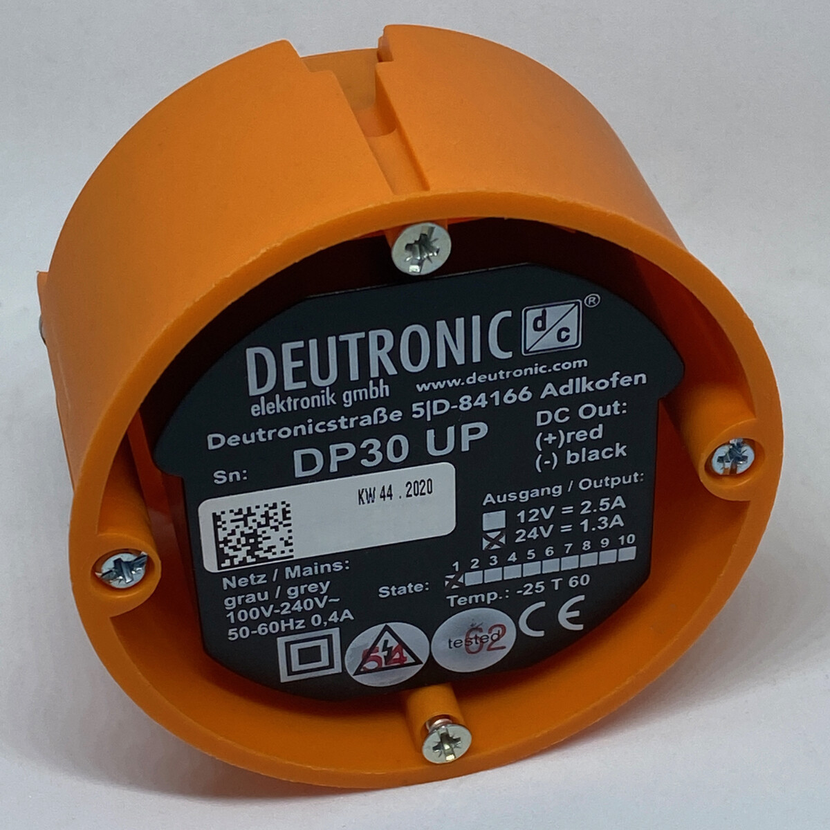 Deutronic Unterputz Netzteil 12V DP30UP-12-C 12V / 2,5A - Shop - PL-Dis ...