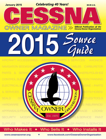 Cessna Owner Magazine - 01/2015 - Digital | Store | Cessna Owner ...