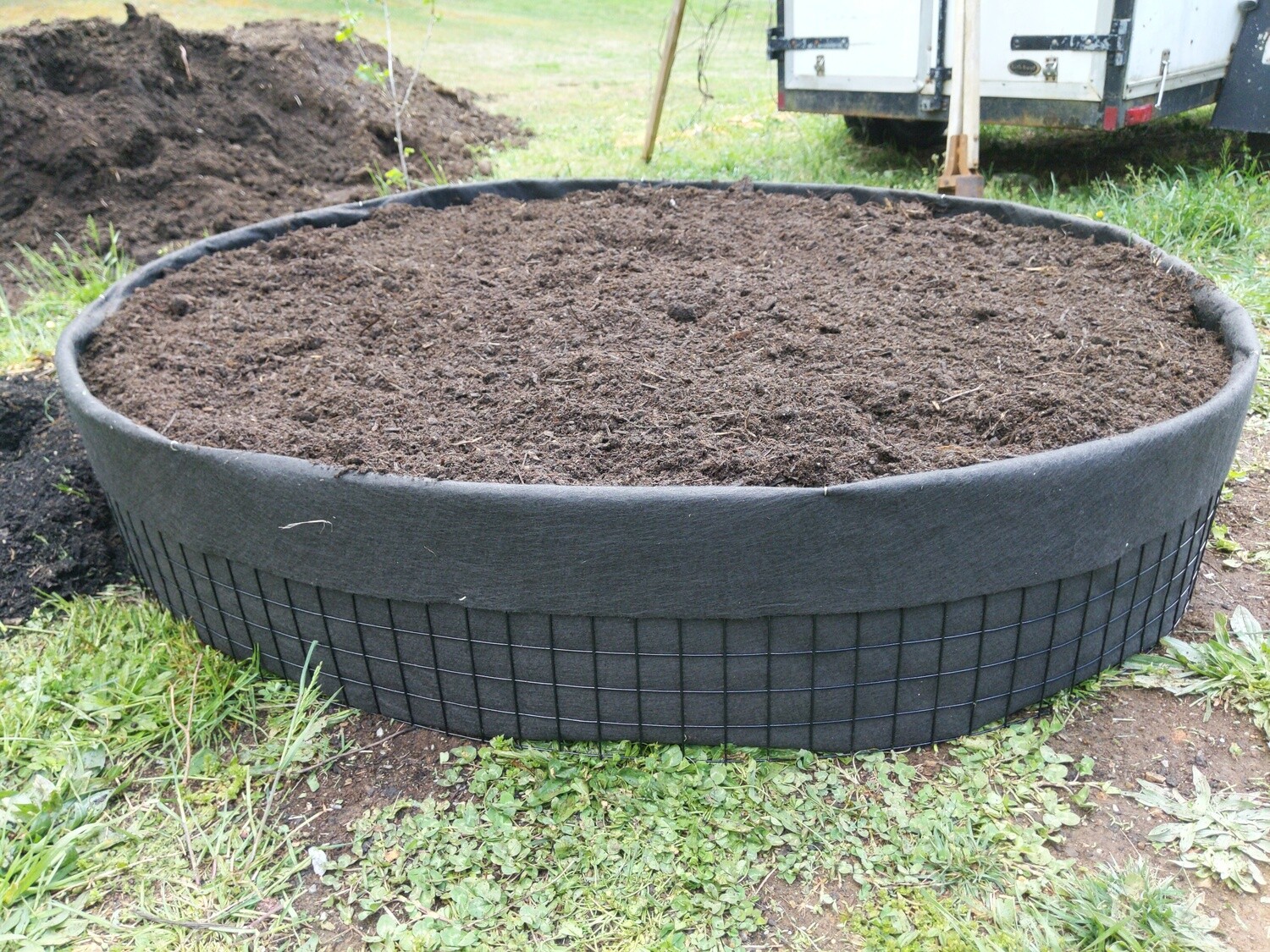 Textile circle raised garden bed (3 foot) – Shop – Direcraft