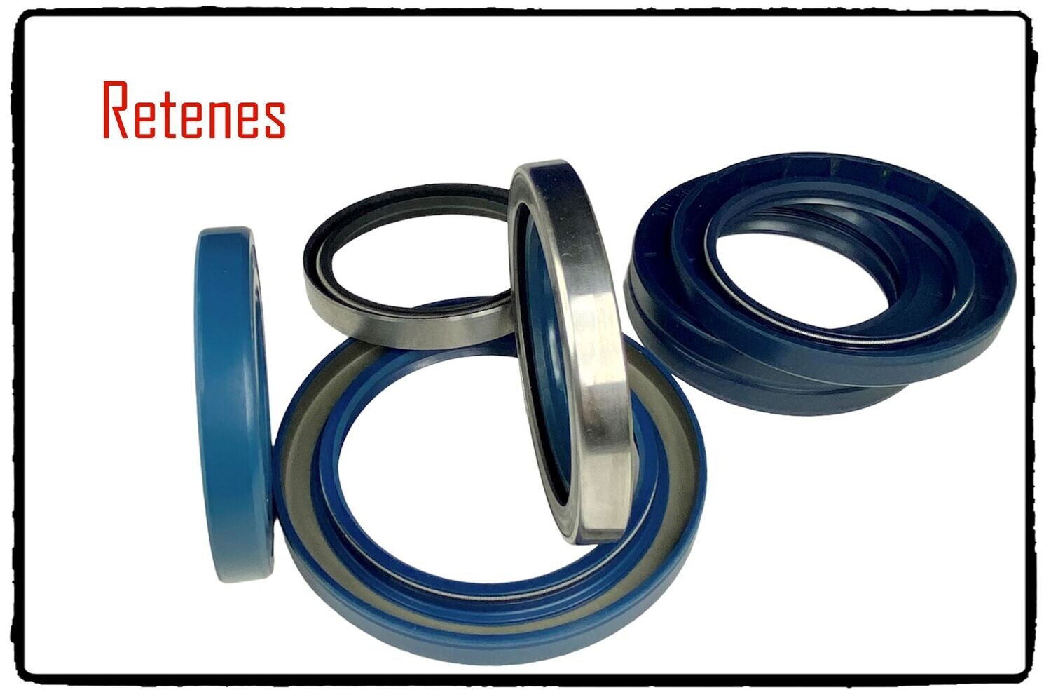 Retenes aceite doble labio y simple. Espejo