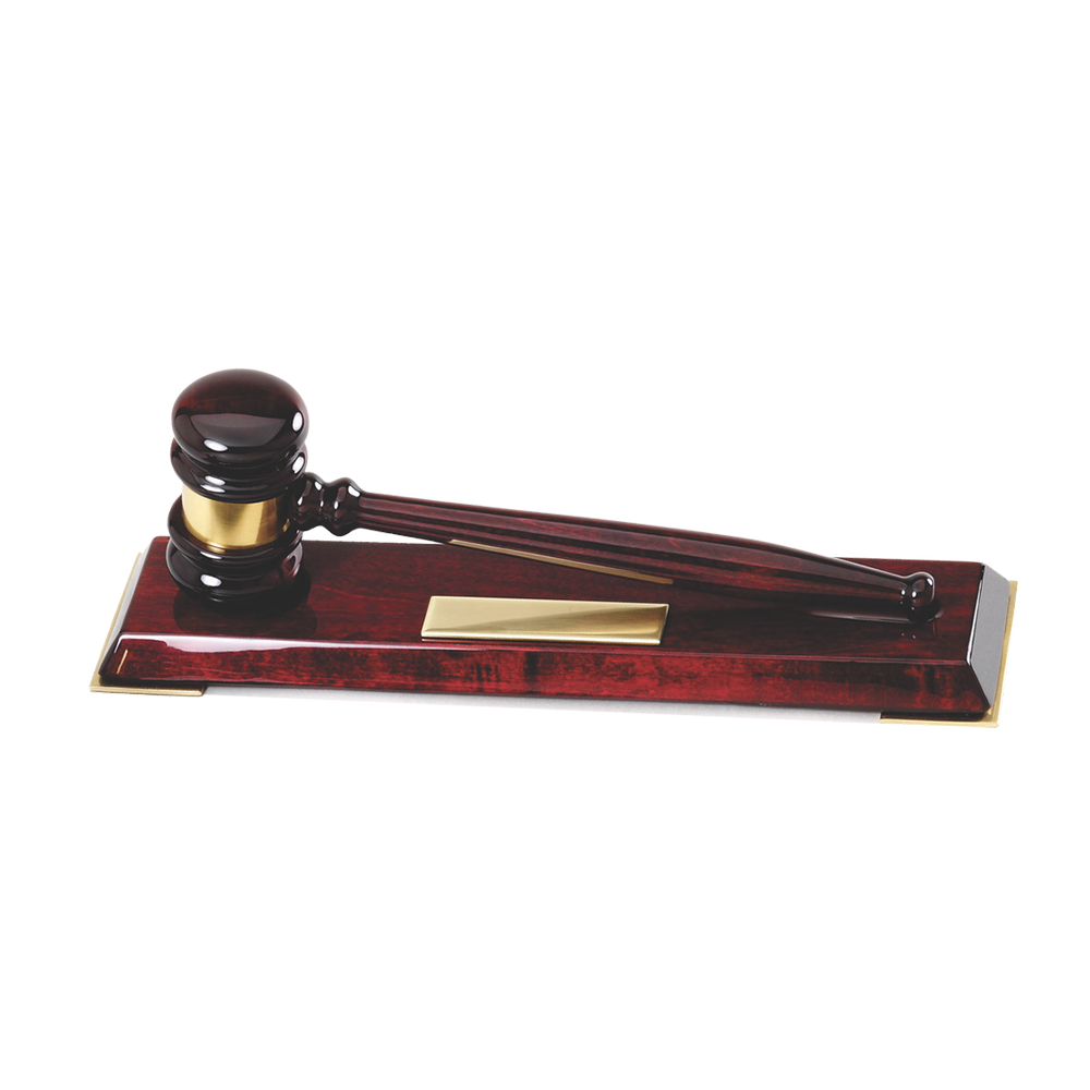 Rosewood Gavel with Stand