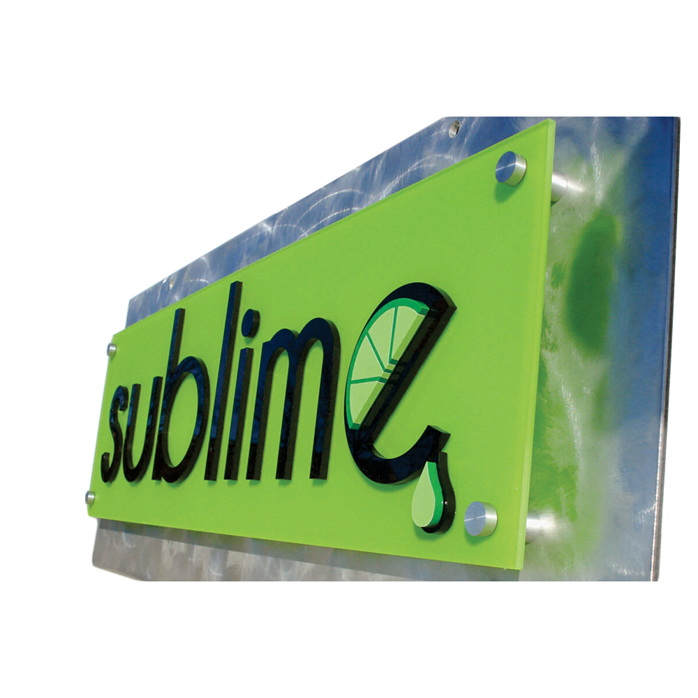 Laser Cut Acrylic Letter Sign