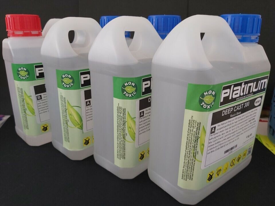 Deep Cast 300mm (300ltr) Clear Epoxy FDA Food Grade, Non Toxic