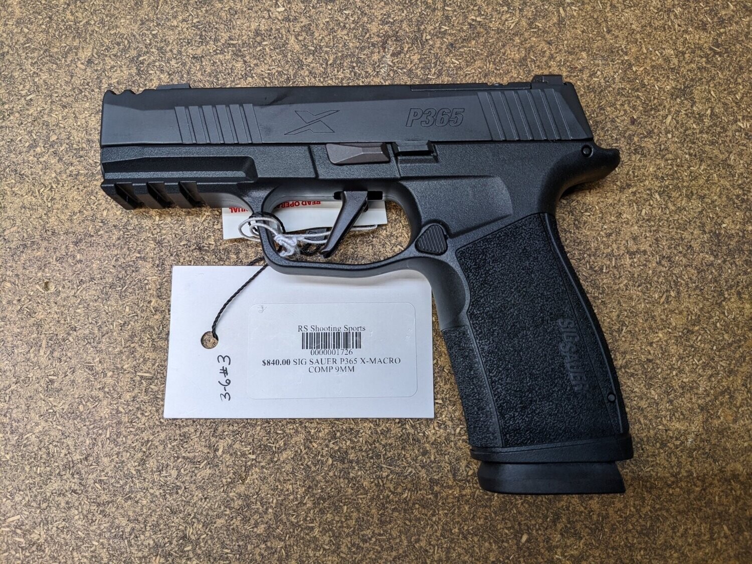 SIG SAUER P365 X-MACRO COMP 9MM