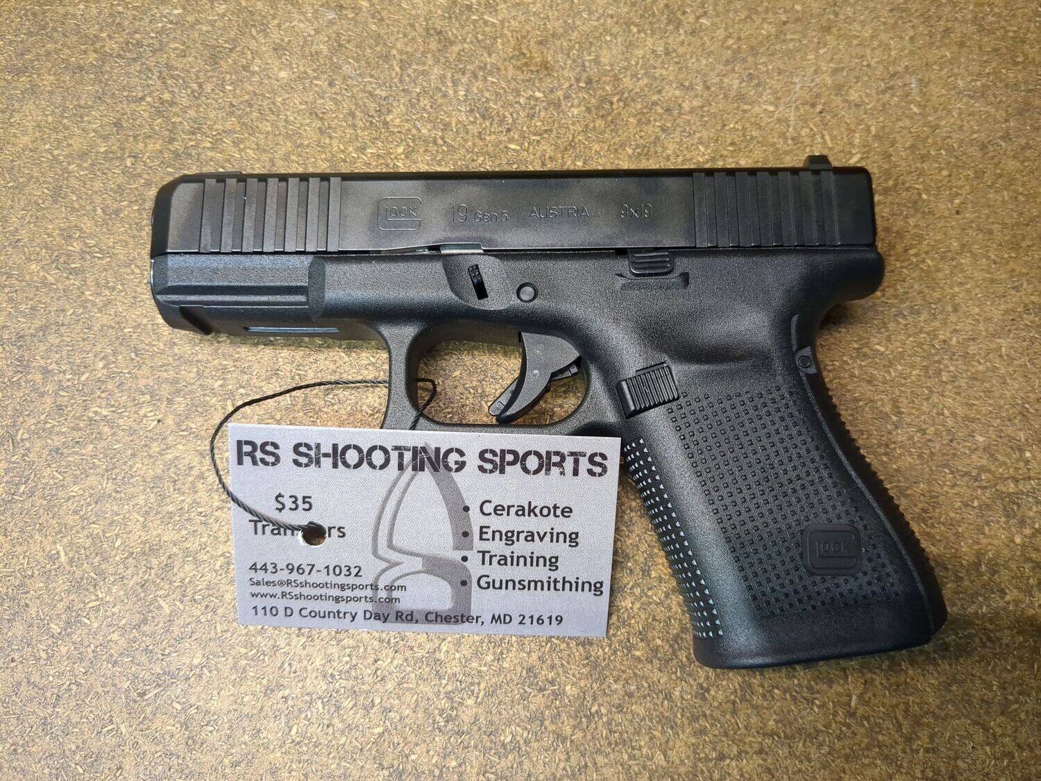 TALO EXCLUSIVE GLOCK G19 G5 9MM Ameriglo Ultimate Carry Night Sights