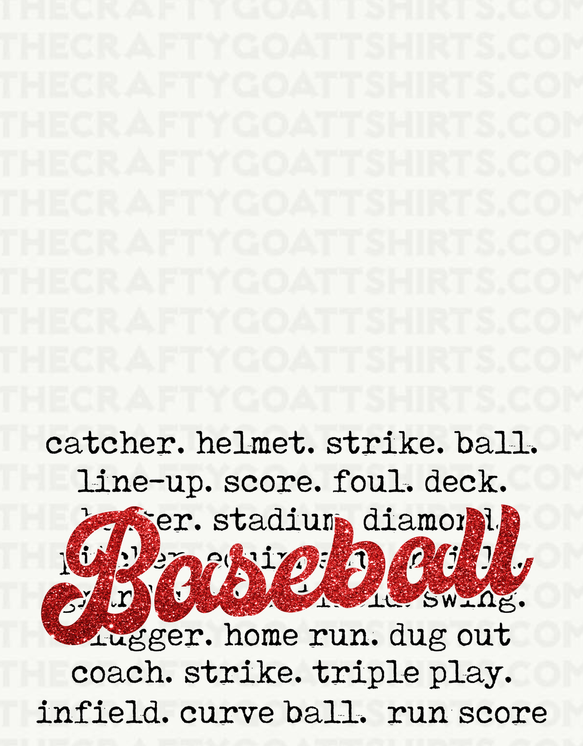 Baseball Words