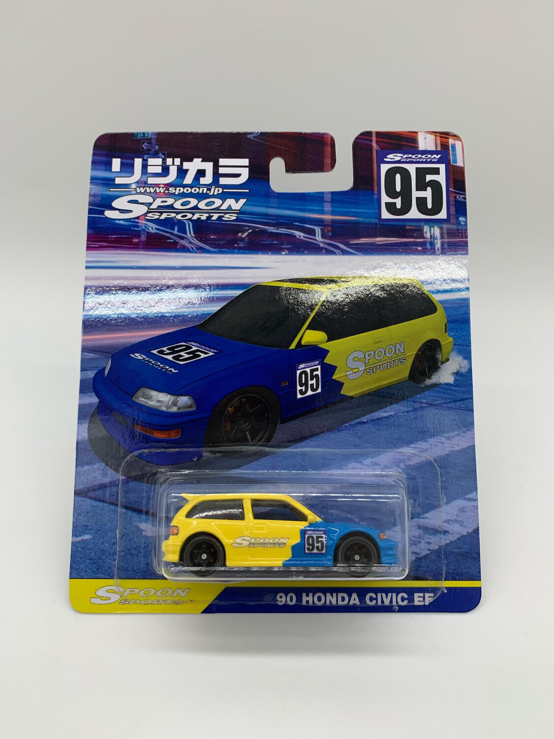 [PREORDER] Honda Civic ‘90 Civic EF Spoon Livery Custom in Card