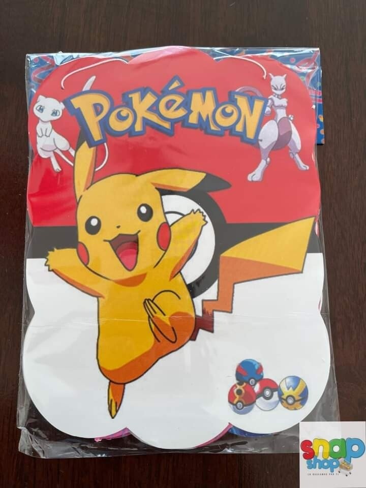 Letrero Feliz Cumpleaños Pokemon