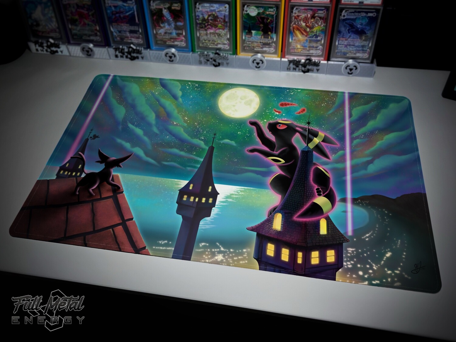 Moonbreon Play/Desk Mat (Reg/Shiny) (Stitched)