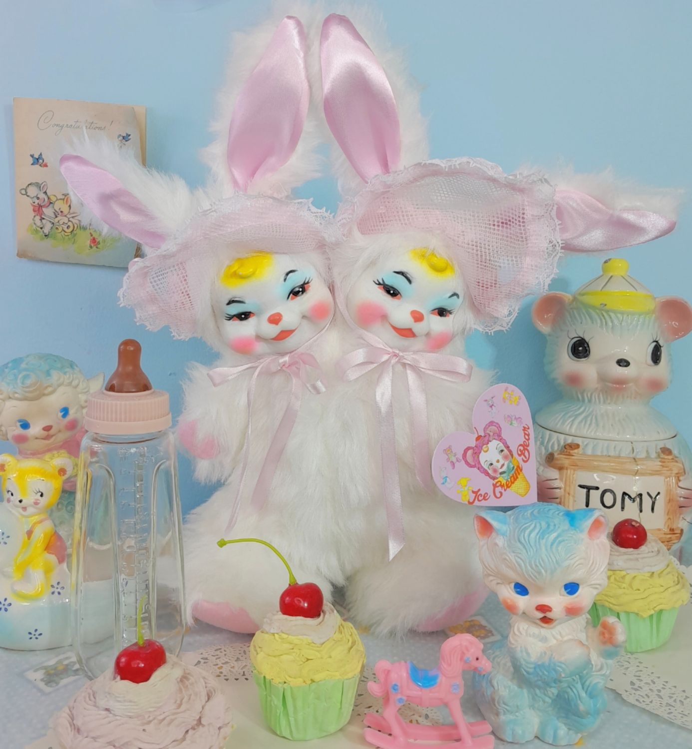 2 headed Molly Cottontail