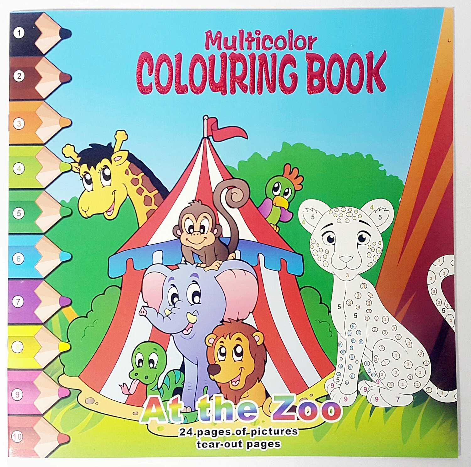 Multi-Colouring Book - At The Zoo