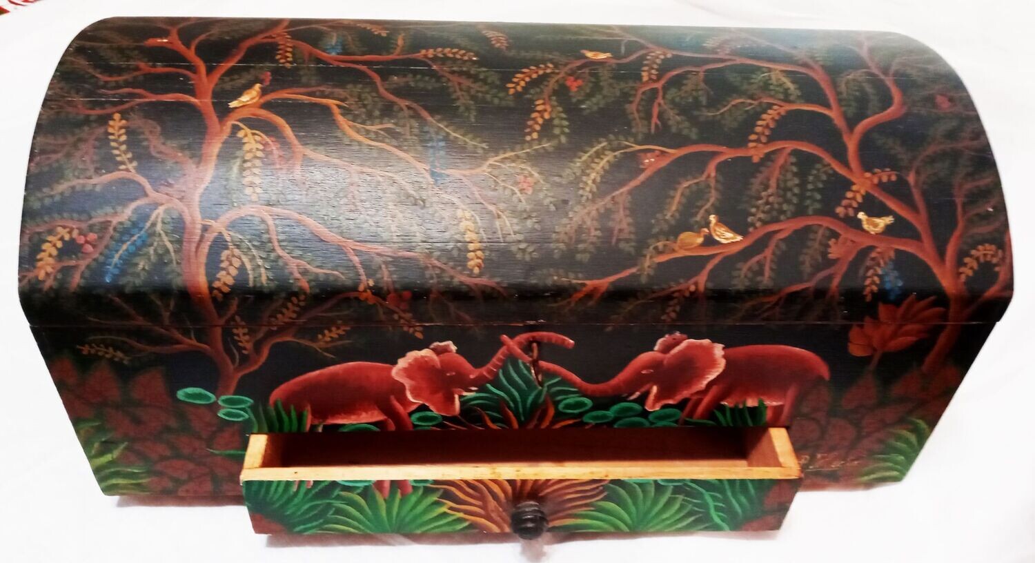 Roland Hector's Painted Box 10 x 9 x 19