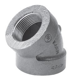 Cast Iron 45 Degree Straight Elbow Class 250