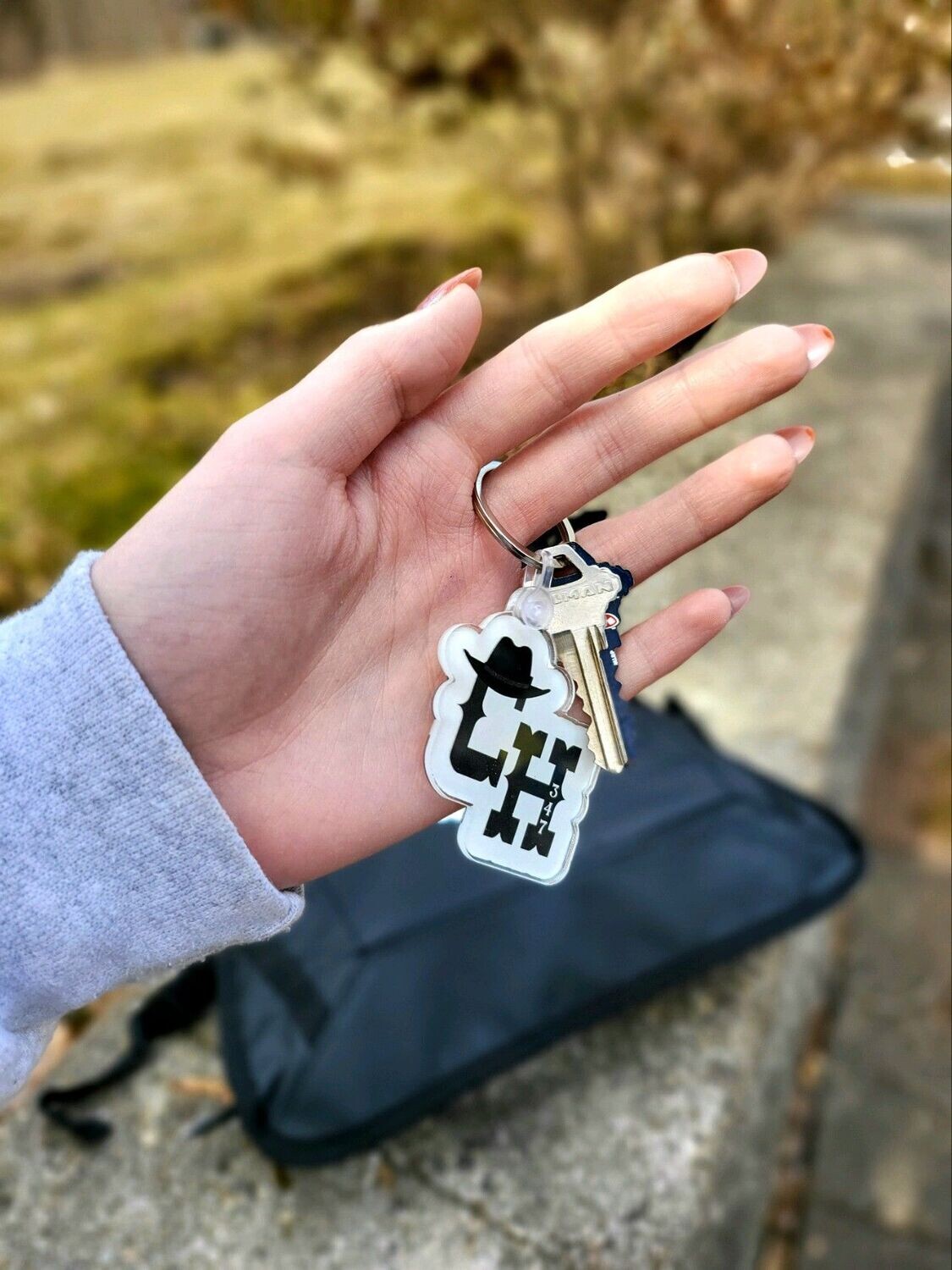 Copperhead 347 Logo Acrylic Keychain