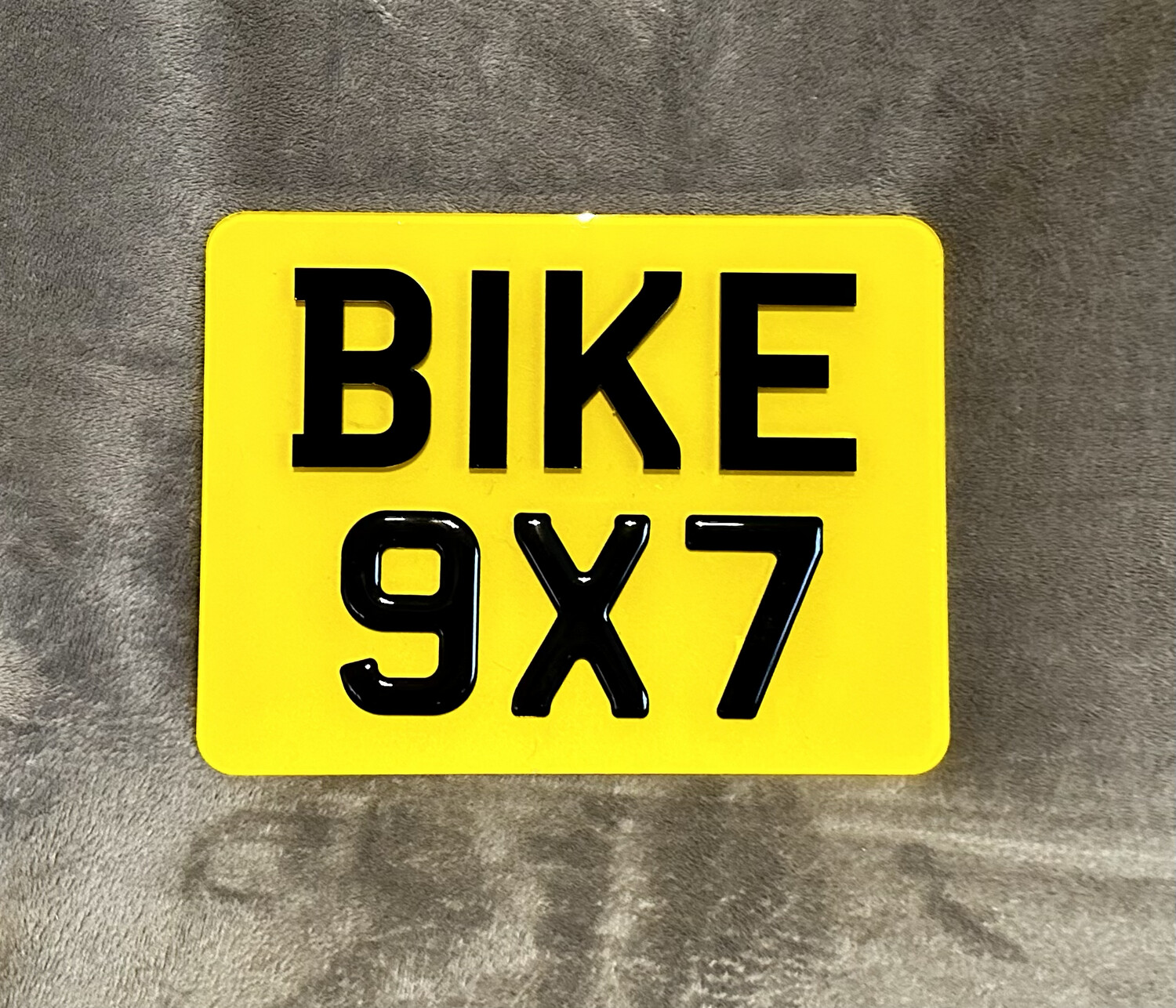 Motorbike plate
