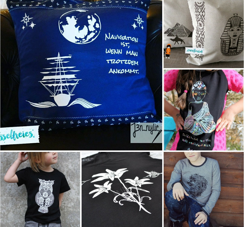 Plotterdateien MegaPack April 2016 Fusselfreies Buddha Segelschiff Anker Eule Kolibri Lilie Löwe ...