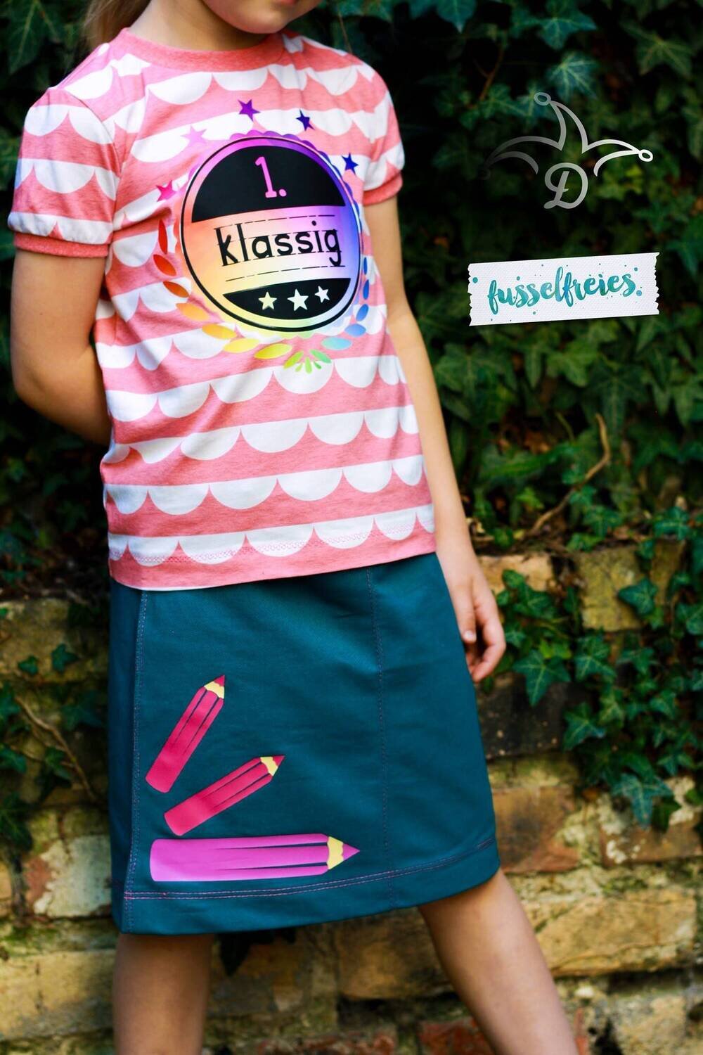 Design Kombi-Serie Kita- und Schulkind Vol1 + Vol2 Plotterdatei DXF SVG Fusselfreies ...