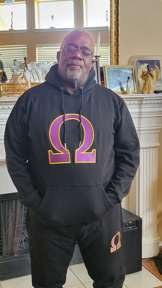 Omega Psi Phi Sweatsuit (Black)