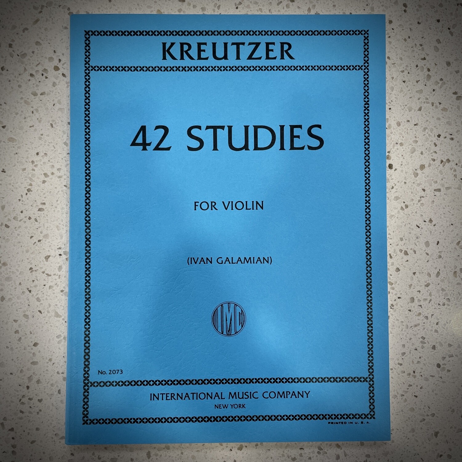 Kreutzer 42 Studies for Violin by Galamian