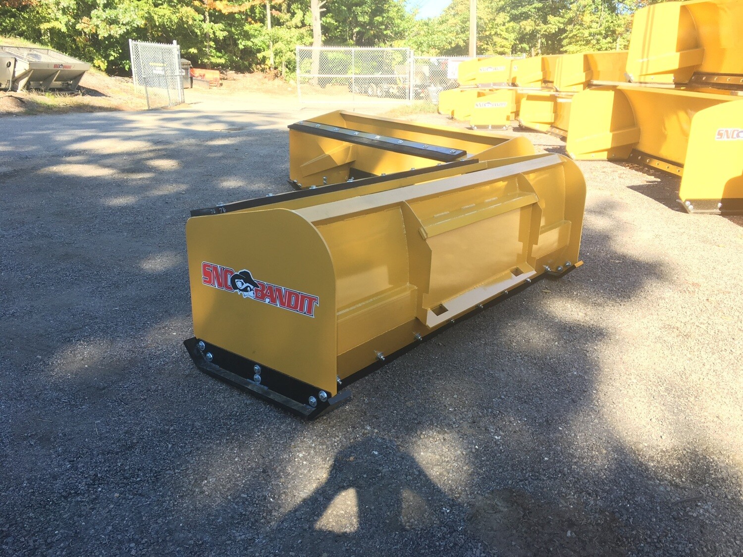 8 ft quick attach pusher with back drag