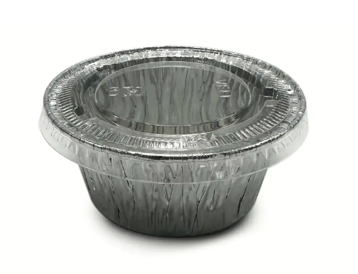 Contenedor De Aluminio De Flan Con Tapa Plana 3.5oz | Top Traders Inc.