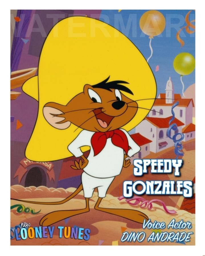 Looney Tunes Speedy Gonzales Autograph Print and Video | Dino Andrade ...
