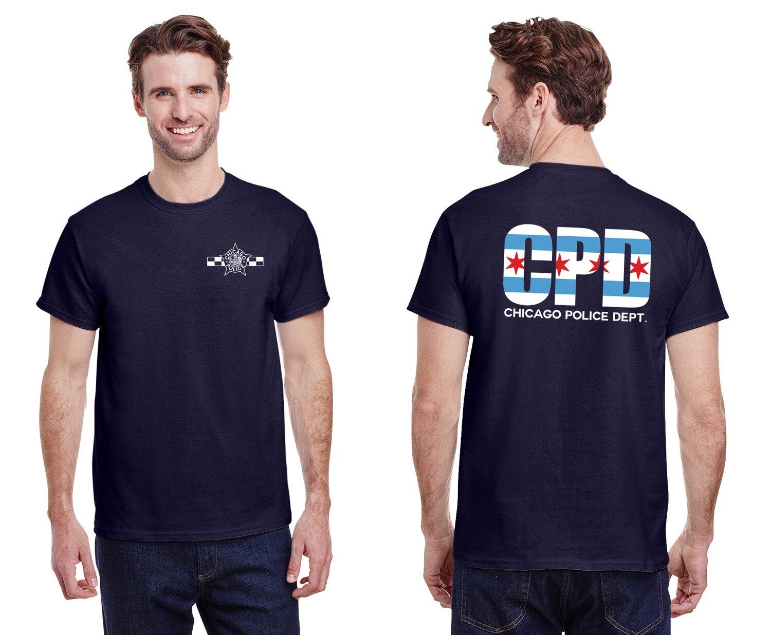 Chicago Flag CPD Navy Blue