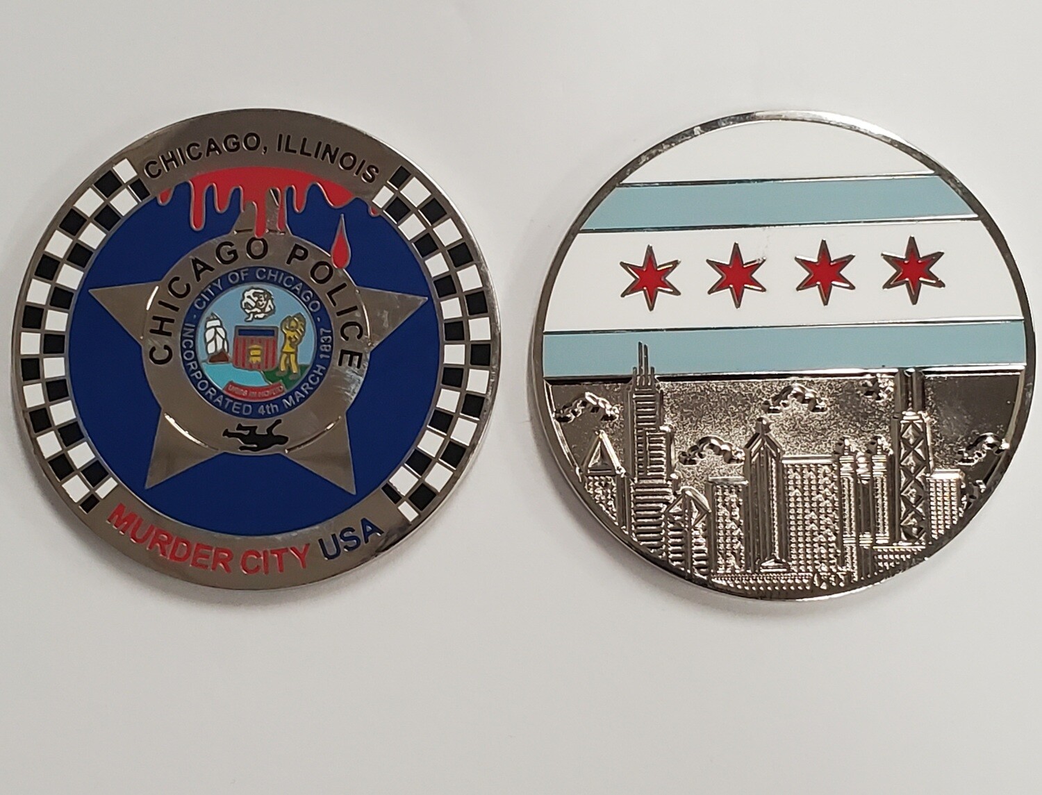 MURDER CITY CHALLENGE COIN