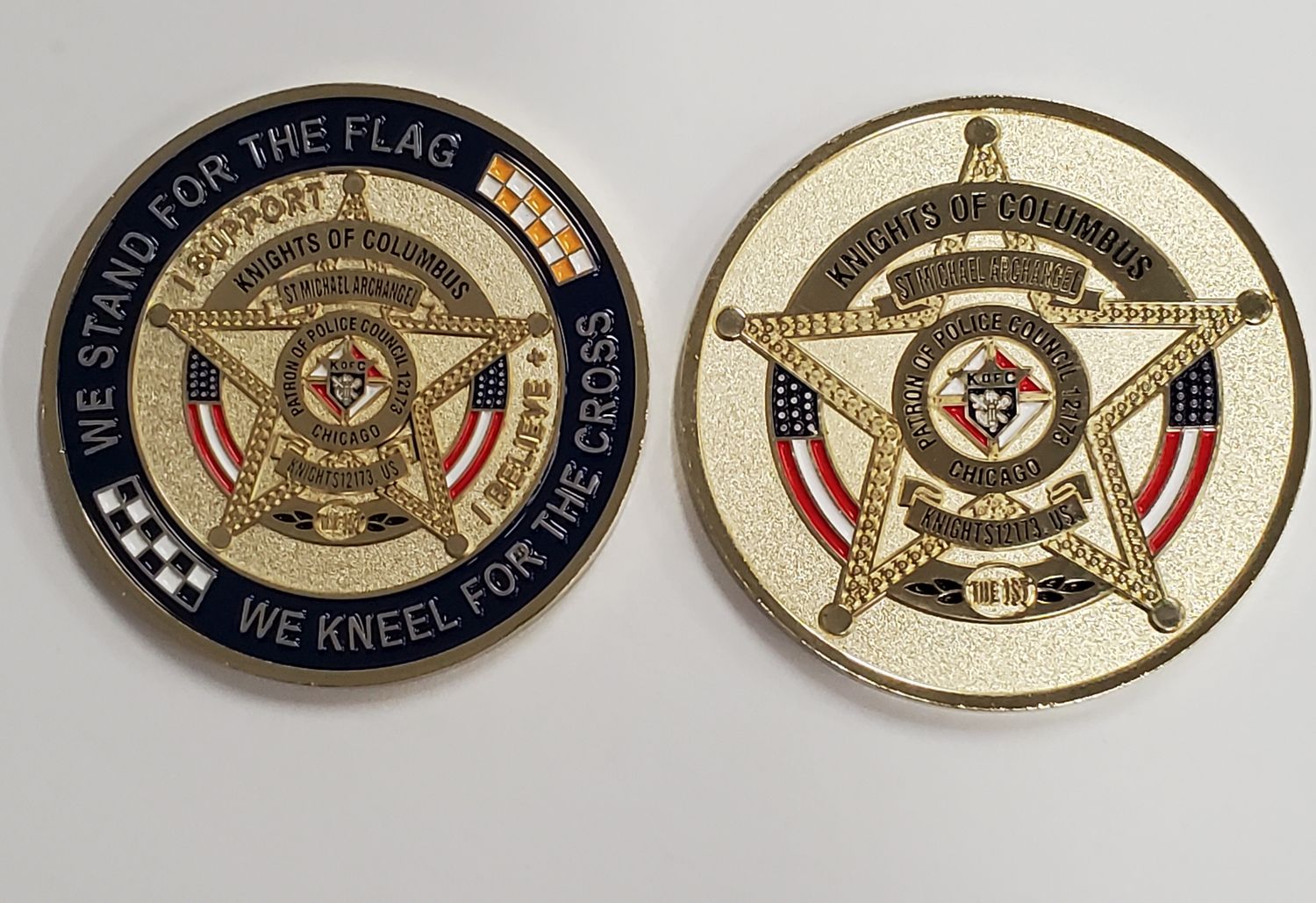 KNIGHTS OF COLUMBUS CHALLENGE COIN